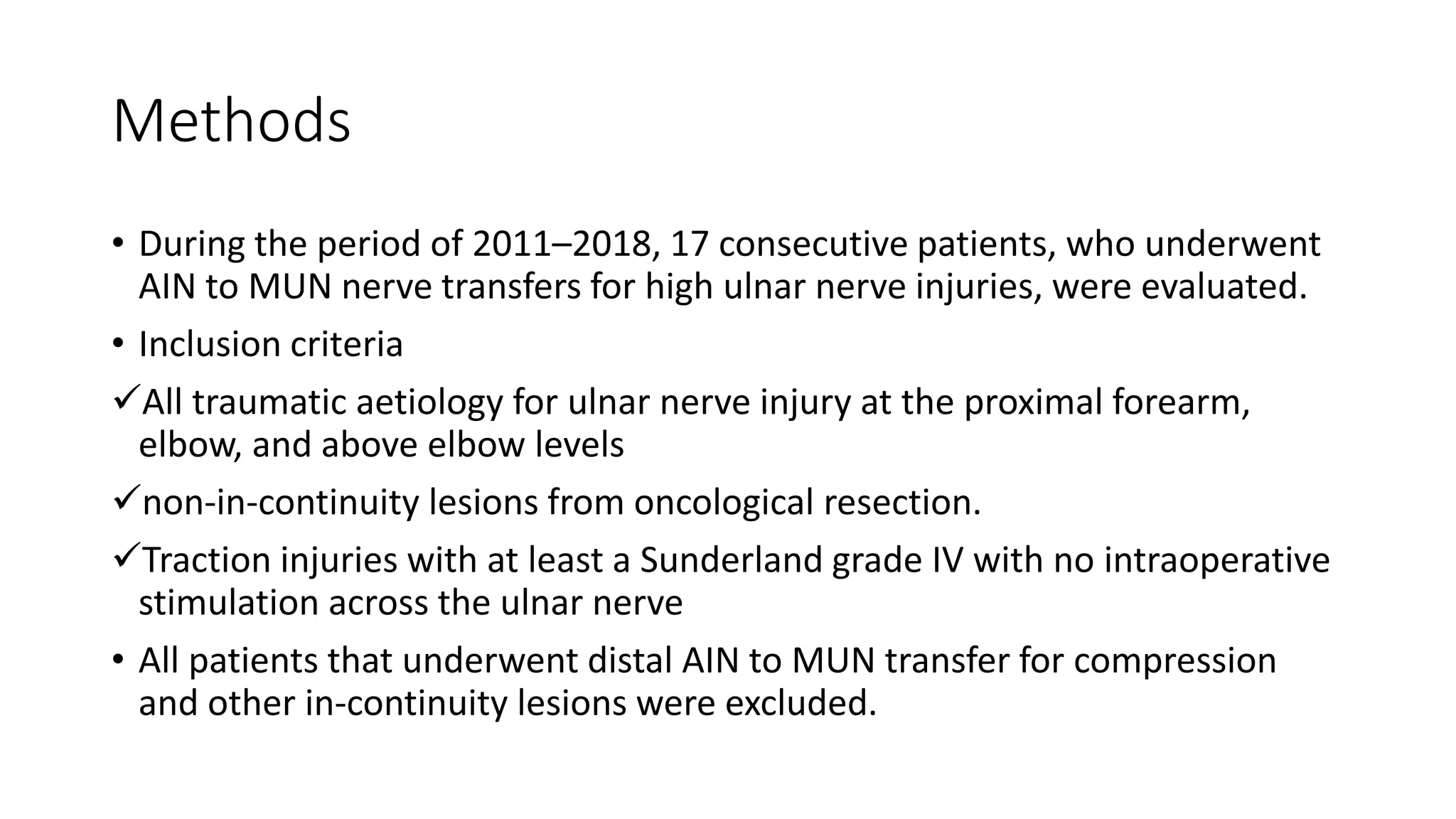 Anterior nerve syndrome - nerve transfer.pptx