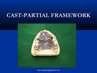 A innovative cast partial design for cleft palate/dental courses | PPT