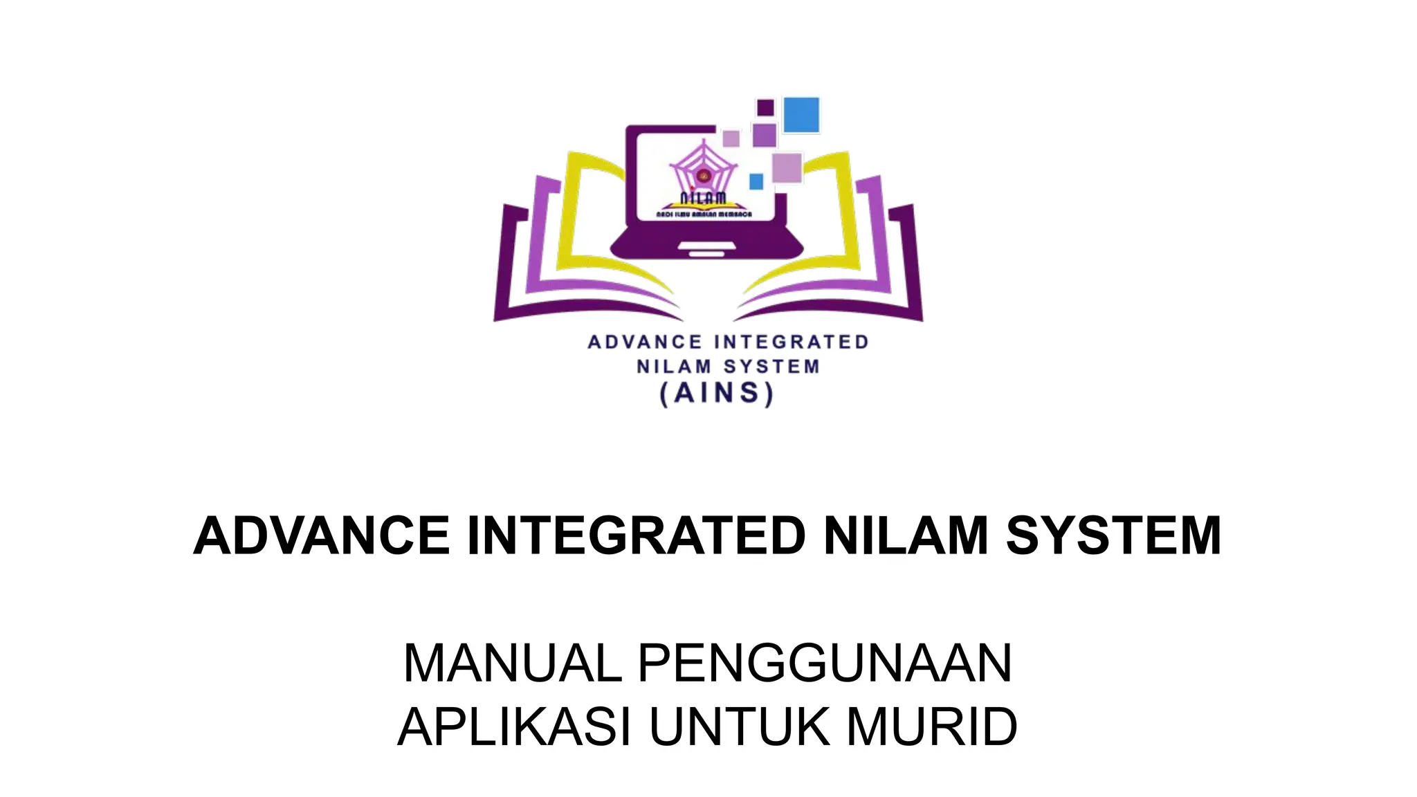 MANUAL AINS NILAM KEMENTERIAN PENDIDIKAN MALAYSIA | PDF