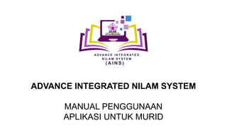 MANUAL AINS NILAM KEMENTERIAN PENDIDIKAN MALAYSIA | PDF