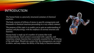 A)introduction to human body | PPTX