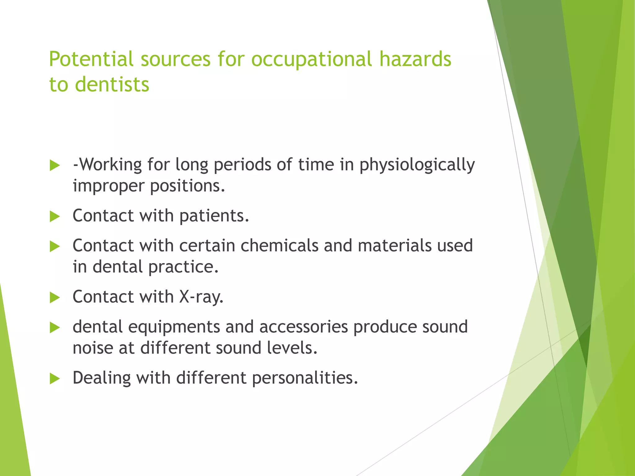 OCCUPATIONAL HEALTH HAZARDS | PPT