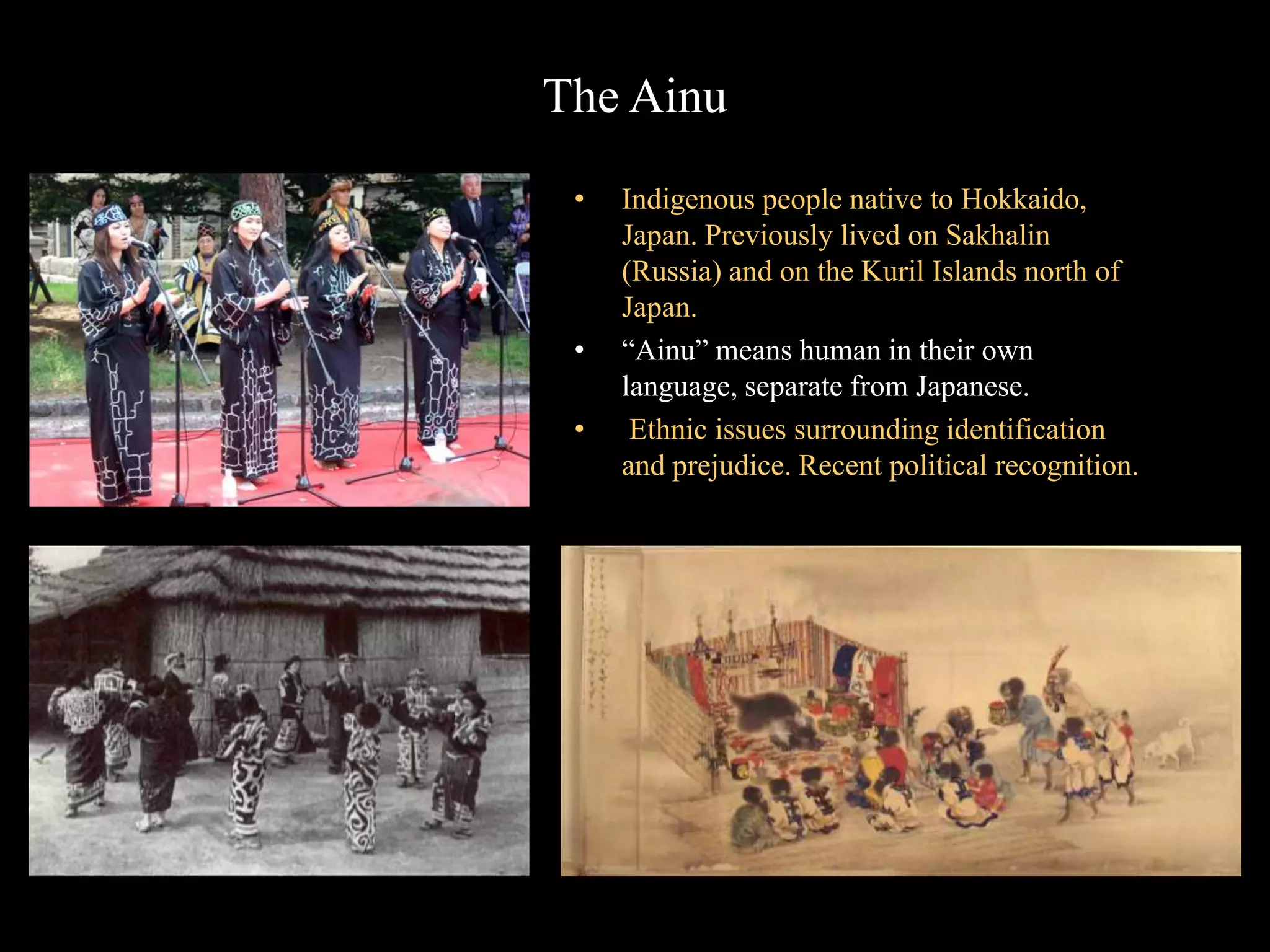 Ainu presentation anthro 235 | PPTX