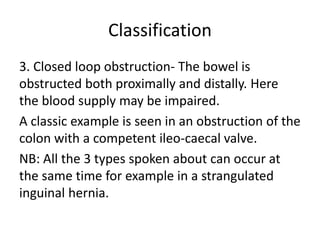 Acute Intestinal obstruction by Dr. Daniel B. Yidana | PPT