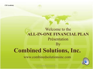 The ALL-IN-ONE Financial Plan | PPTX