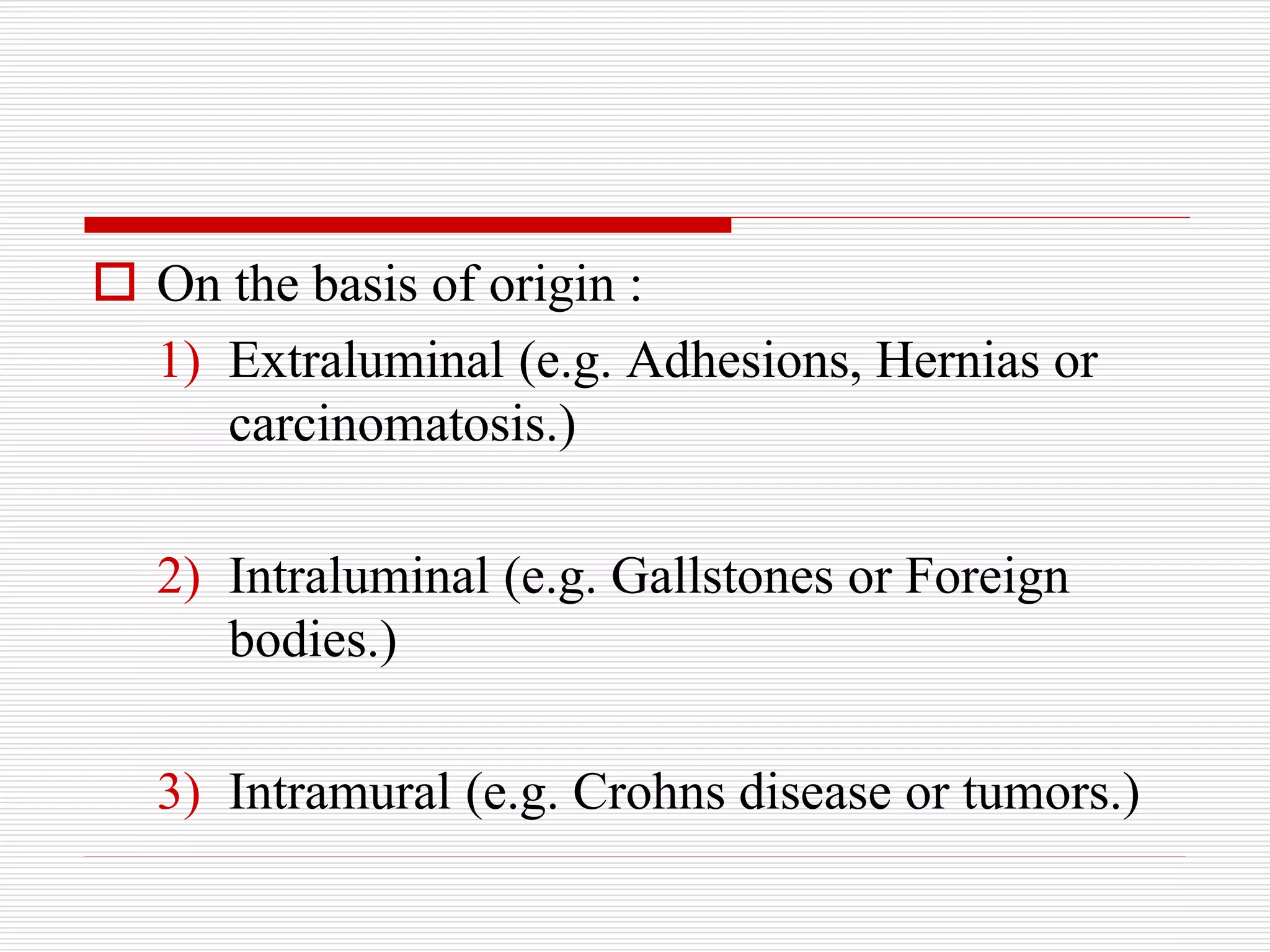 anaesthesia & management in Acute intestinal obstruction | PPTX