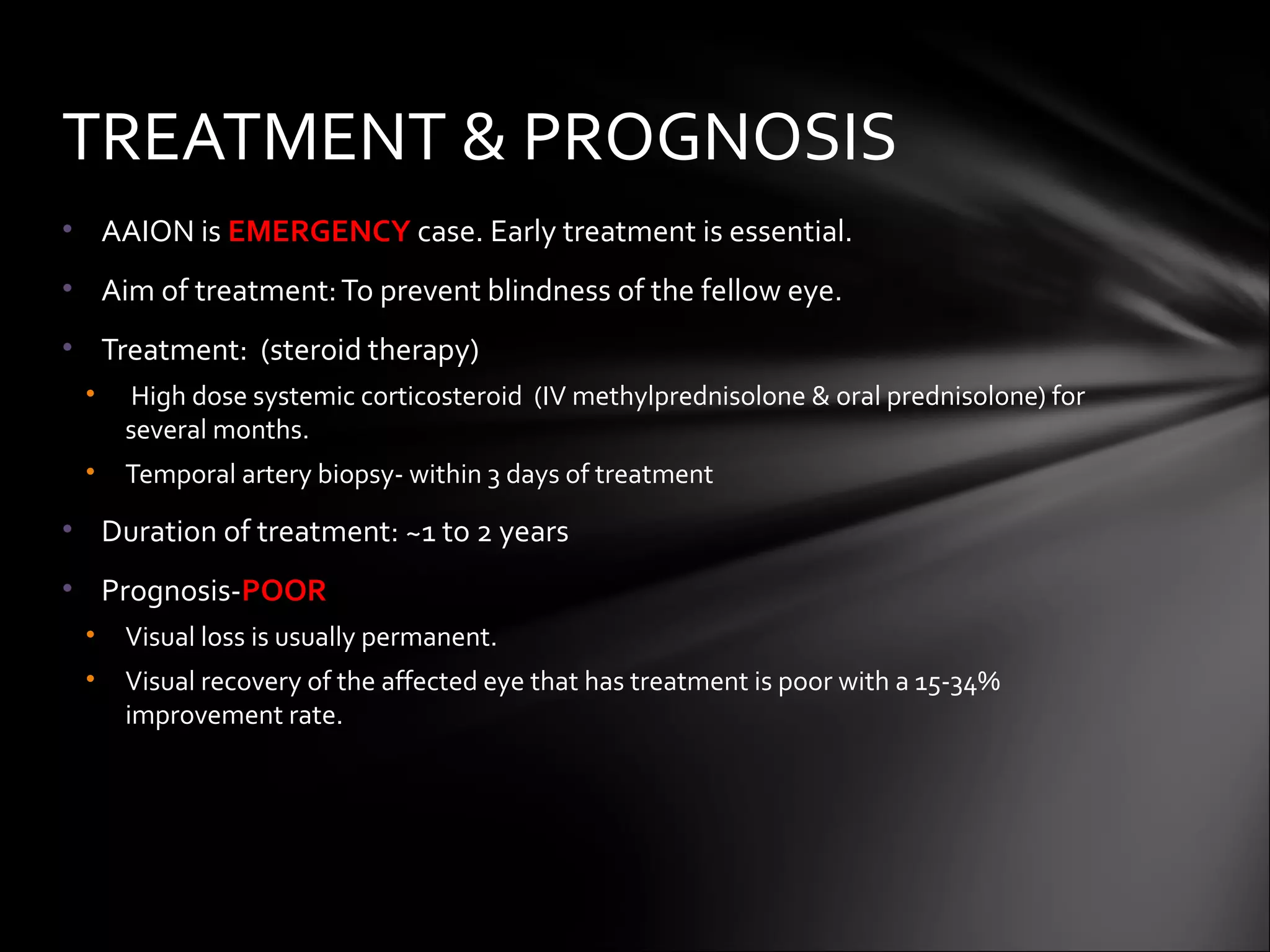 AION Anterior Ischemic Optic Neuropathy | PPT