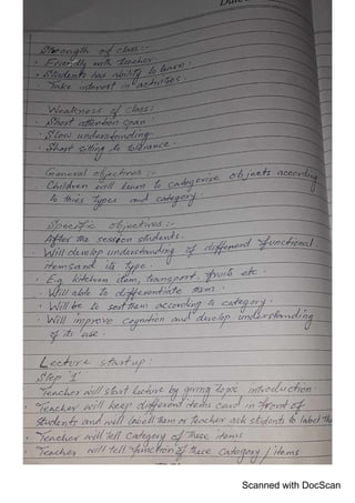 Pattern of AIOU TWO final lessons for students | PDF | Educational ...