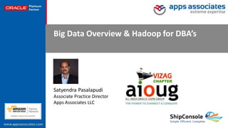 Aioug big data and hadoop | PPT