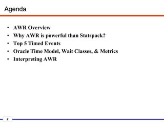 Analyzing and Interpreting AWR | PDF