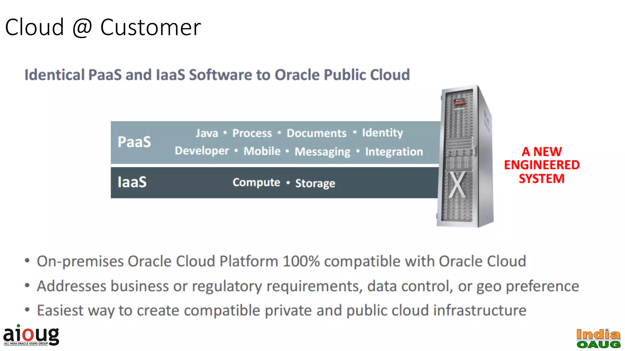 Oracle Cloud Day(IaaS, PaaS,SaaS) - AIOUG Hyd Chapter | PDF | Cloud Computing | Internet