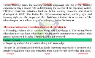 Aiou Solved Quiz Higher Education 8625 Spring 2023 Pptx