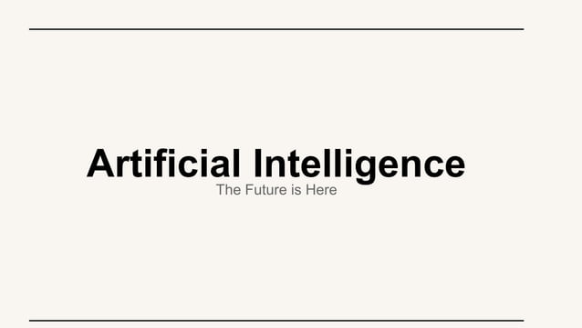 AI 101: An Introduction to the Basics and Impact of Artificial ...