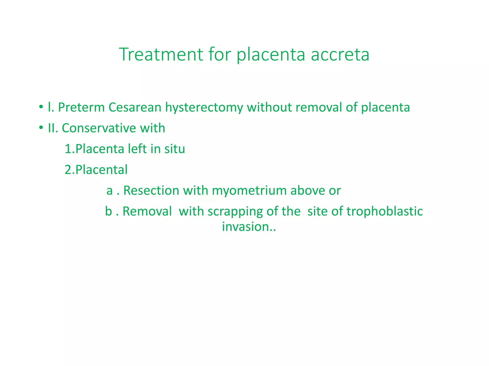Abnormal Invasive Placenta | PPTX