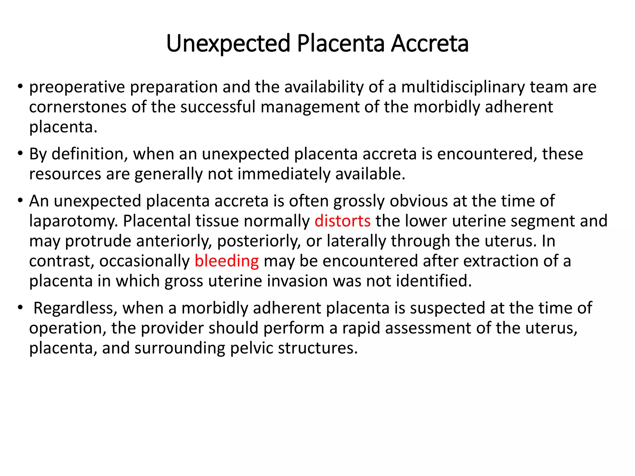 Abnormal Invasive Placenta | PPTX