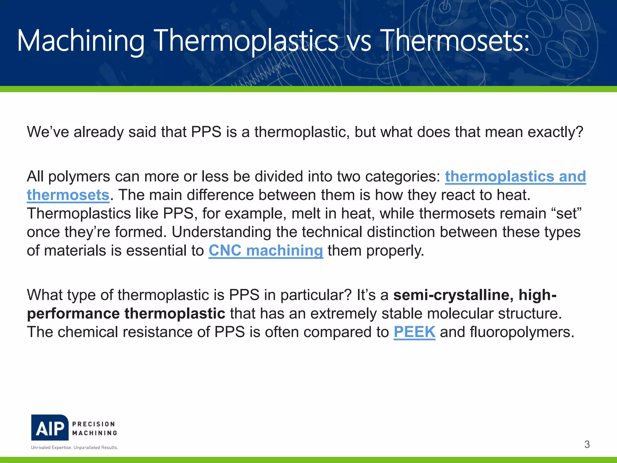 Machining PPS: A Plastics Guide | AIP Precision Machining | PPT