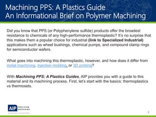 Machining PPS: A Plastics Guide | AIP Precision Machining | PPT