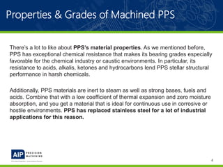 Machining PPS: A Plastics Guide | AIP Precision Machining | PPT