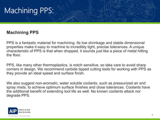 Machining PPS: A Plastics Guide | AIP Precision Machining | PPT