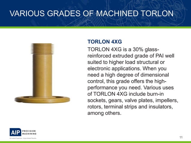 Machining Torlon - A Plastics Machining Guide | PPT Machining Torlon - A Plastics Machining Guide | PPT