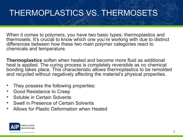 Machining Torlon - A Plastics Machining Guide | PPTX