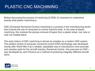 Machining ULTEM - A Plastics Guide | PPTX