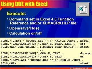 BIS and DDE In Action | PPT