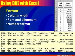 BIS and DDE In Action | PPT