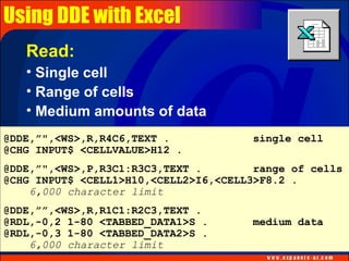 BIS and DDE In Action | PPT