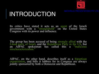America Israel Public Affairs Committee (AIPAC) | PPT