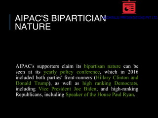 America Israel Public Affairs Committee (AIPAC) | PPT