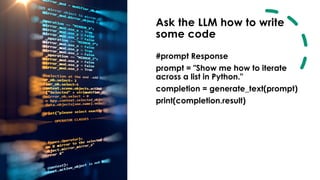 AI Pair Programming with Large Language Model(LLM) | PPT