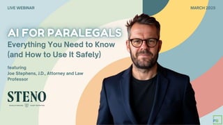 AI for Paralegals: Everything You Need to Know (and How to Use It ...