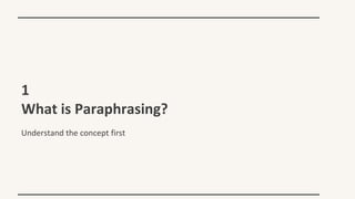 How to Use an AI Paraphrasing Tool: A Step-by-Step Slideshow Guide | PPTX