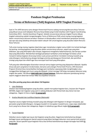 Aipd qae-checklist-for-quick-start-activities-bahasa-indonesia 2 | PDF