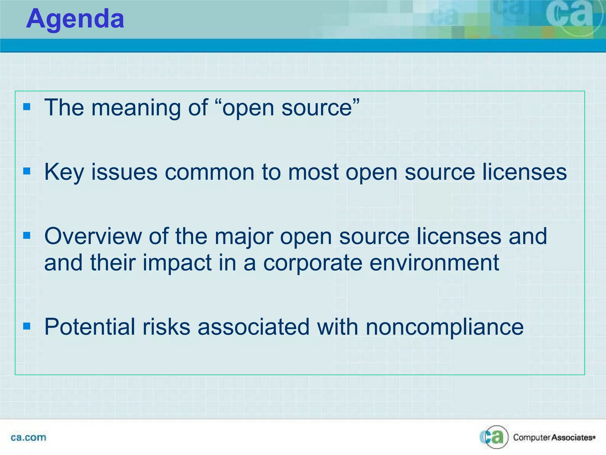 Fundamentals of Open Source Licensing | PPT