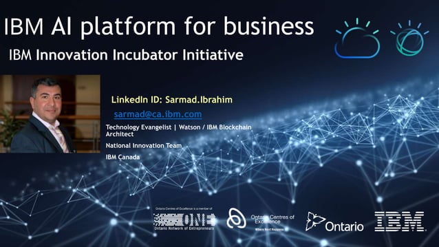 Watson AI platform for business - IBM Cloud | PPTX