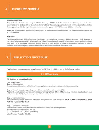 AIPMST Primary- All India Pre Medical Scholarship Entrance Exam ...