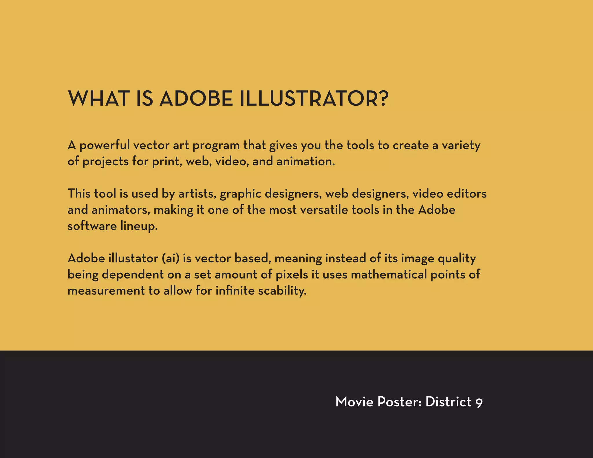 Adobe Illustrator - Creating the Poster | PDF