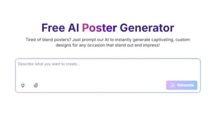 Create custom posters fast with Venngage’s AI-powered design tool - AI ...
