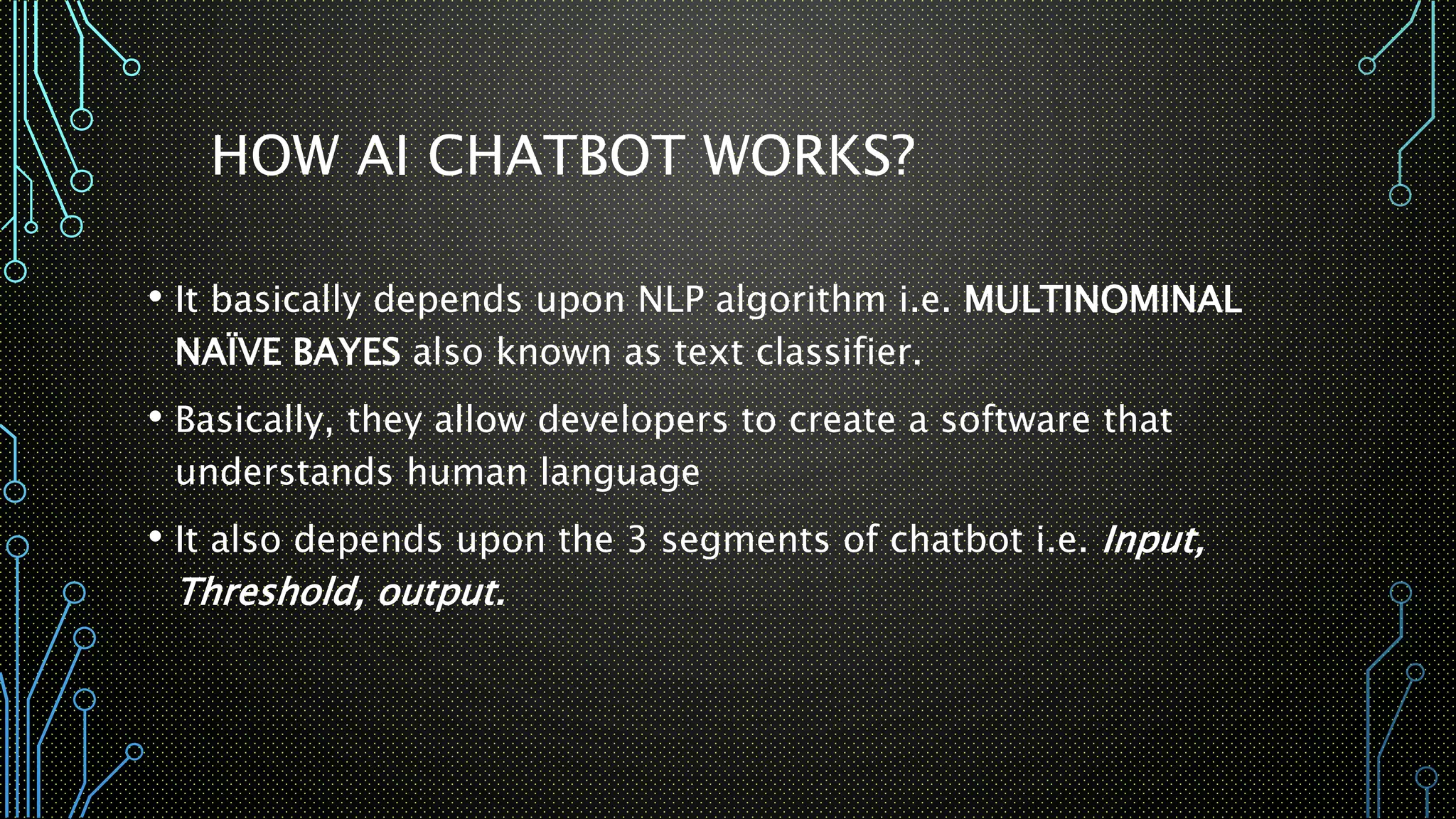 Ai powered chatbots | PPTX