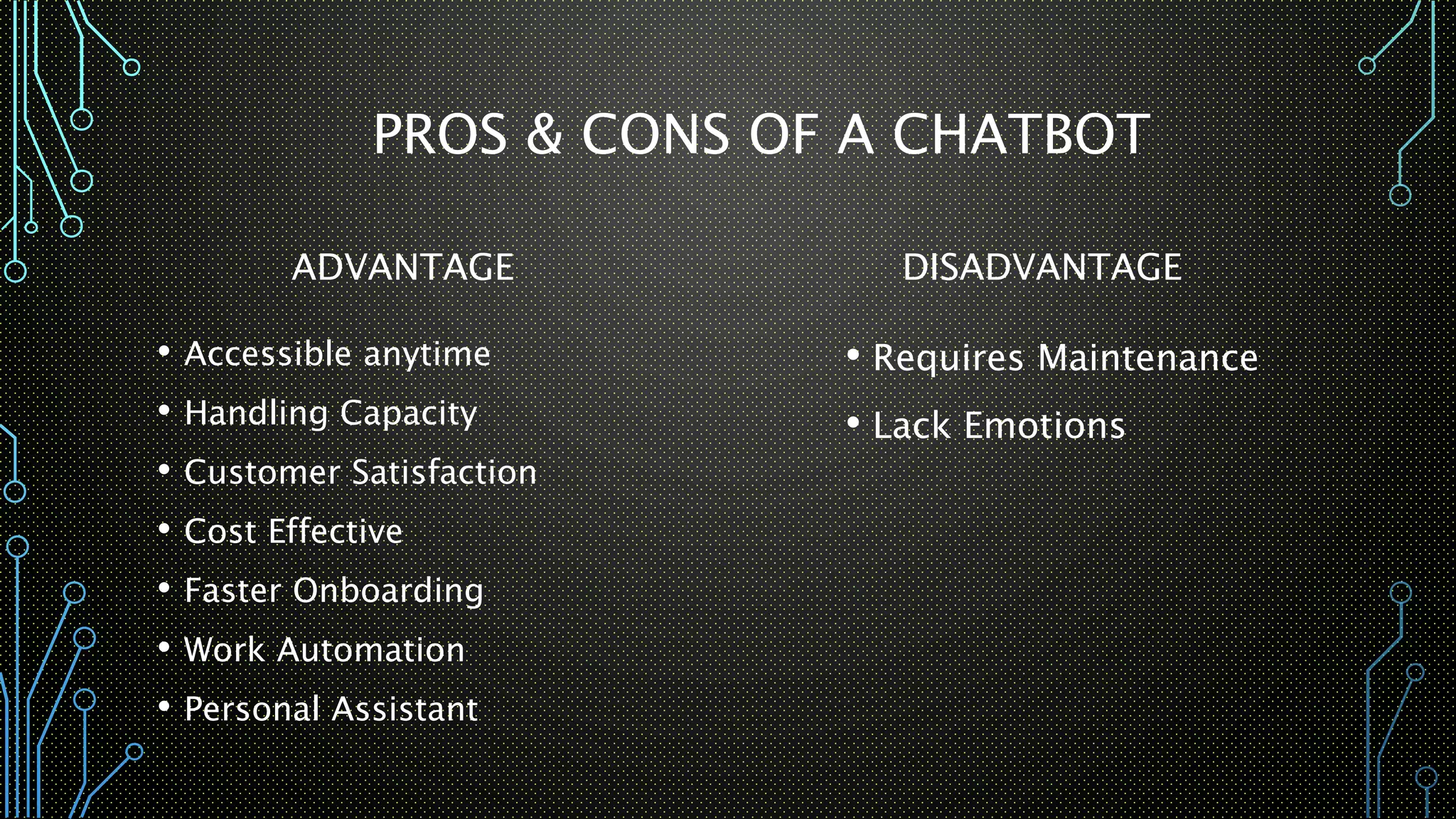 Ai powered chatbots | PPTX