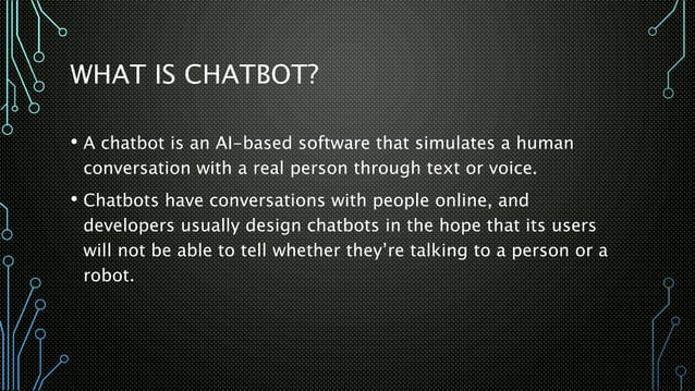 Ai powered chatbots | PPTX | Artificial Intelligence | Technology & Computing