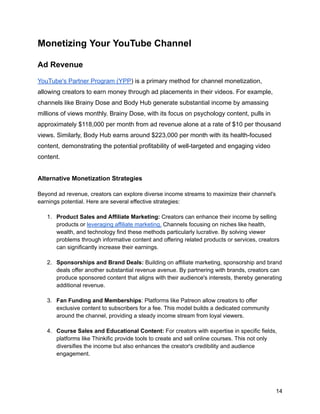 AI YouTube channels : Step By Step Guide | PDF