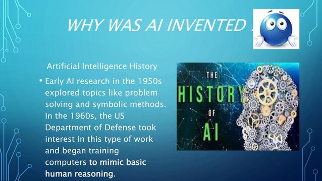 ARTIFICIAL INTELLIGENCE POWER POINT FOR GRADE9 | PPTX