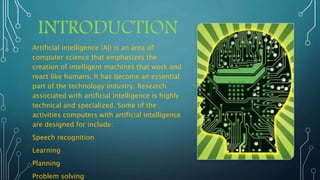 Artificial Intelligence ppt | PPTX