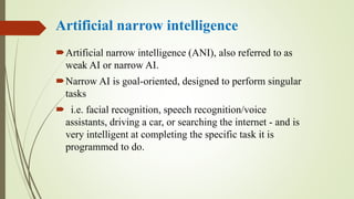 Elements Of Artificial Intelligence | PPTX
