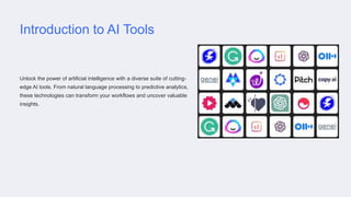 ai_pptIntroduction to AI tools , NLP.pptx