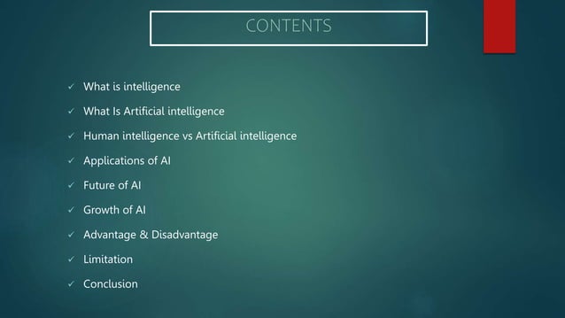AI ppt introduction , advandtage pros and cons.pptx | Artificial ...