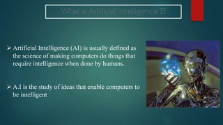AI ppt introduction , advandtage pros and cons.pptx | Artificial ...